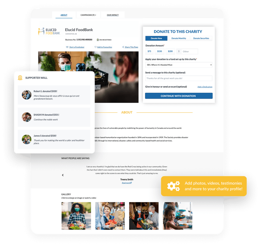 Your Charity Profile | CanadaHelps