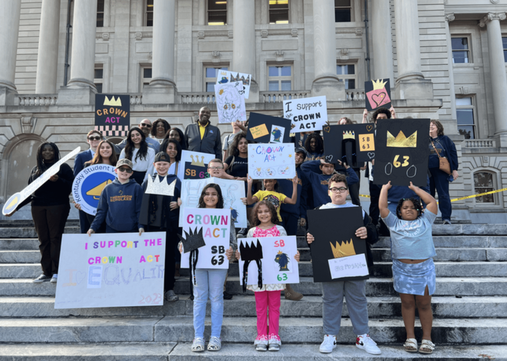 Student CROWN Act Advocates Rally At Capitol | KSVT