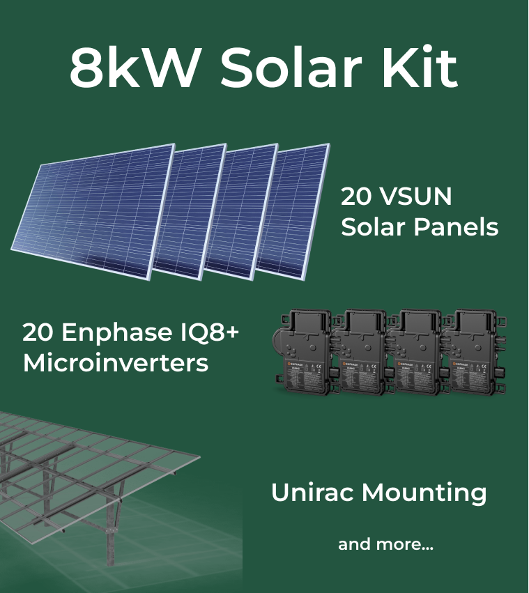 8kW Solar Kit - DIY or Full Install