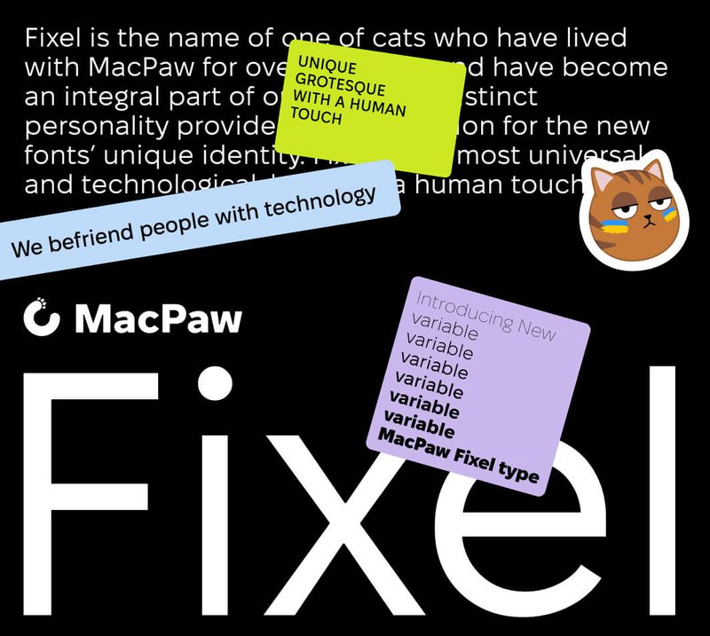 Fixel Font by MacPaw