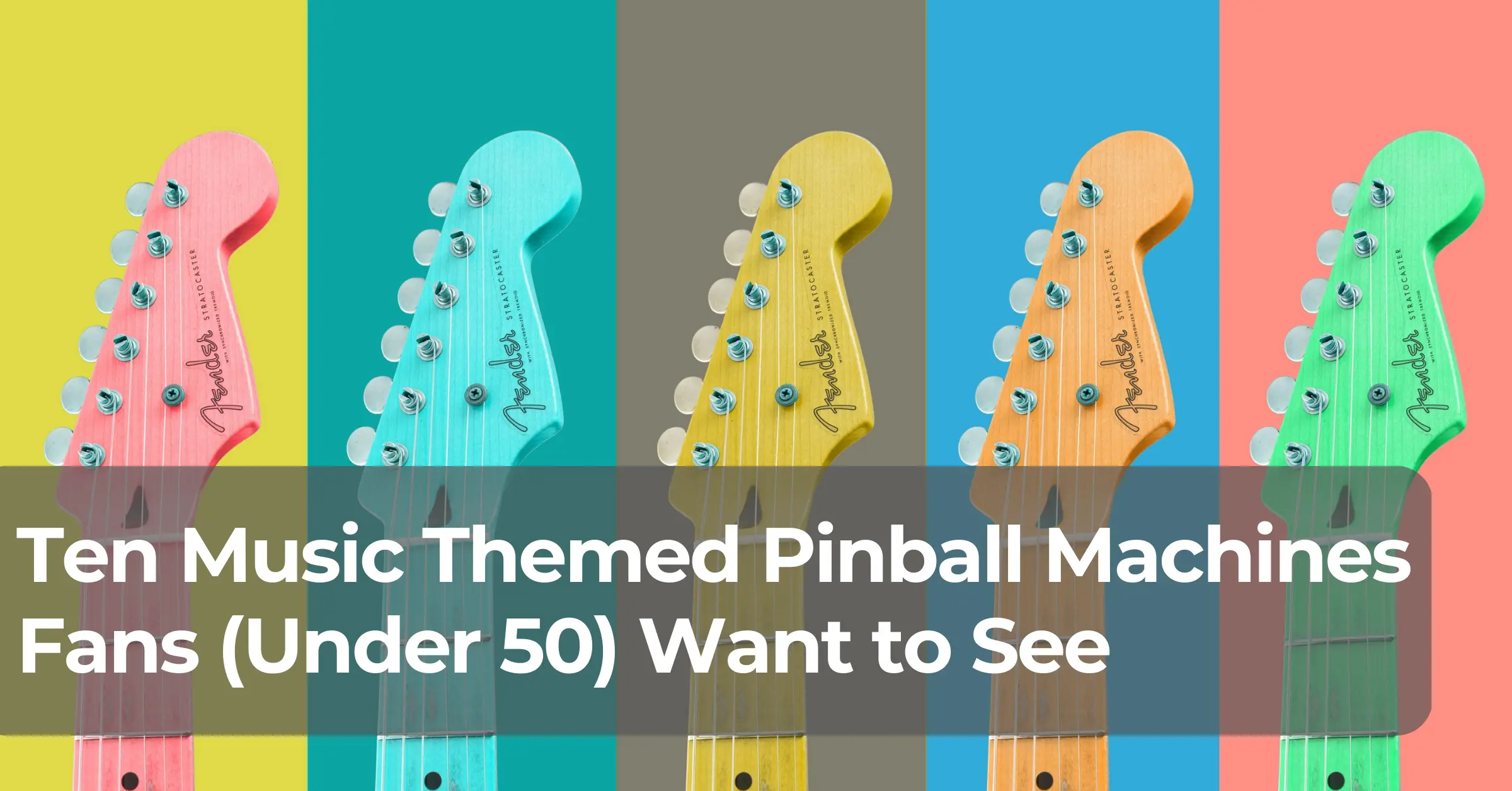 10 Music Themed Pinball Machines Fans (Under 50) Want to See | Kineticist