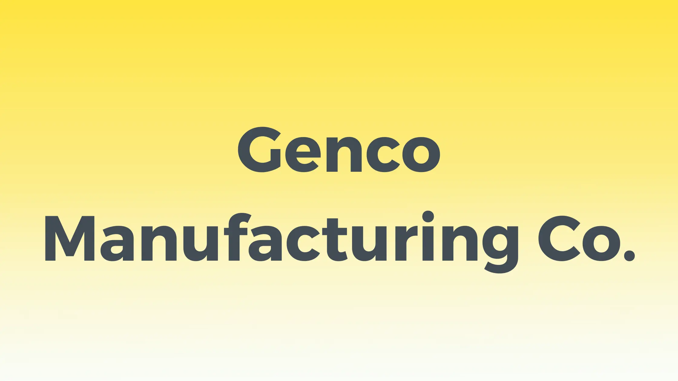 Genco Manufacturing Co. | List of Genco Pinball Machines, Mods & Toppers
