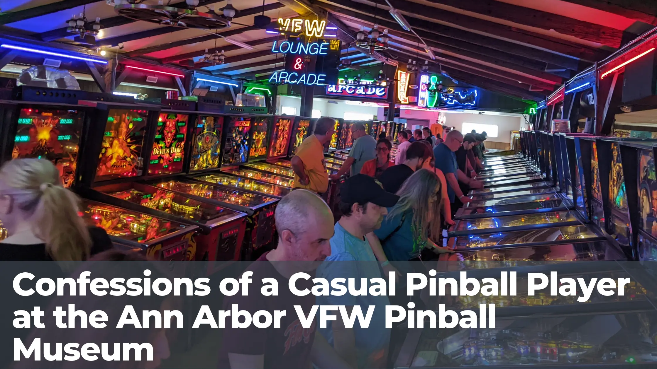 Ann Arbor VFW Pinball Museum Show 2023 Report | Kineticist