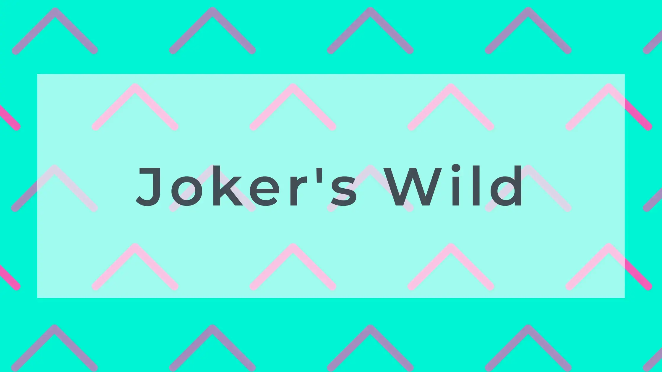 Joker's Wild (1978) Pinball Machine by Venture Line