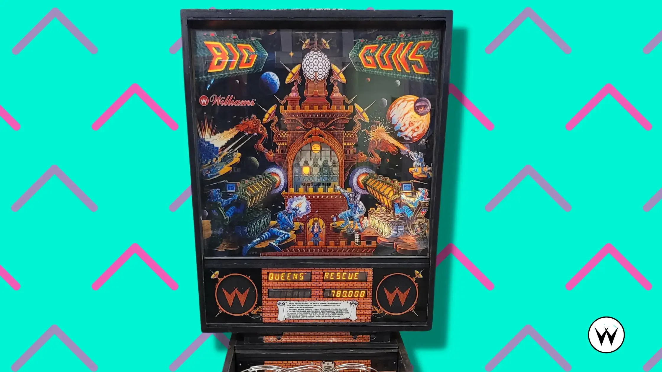 Big Guns (1987) Pinball Machine by Williams Electronic Games Inc.
