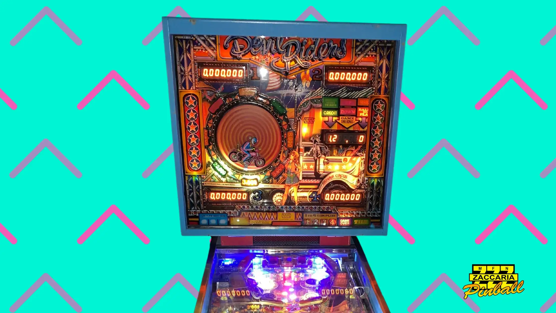 Devil Riders (1984) Pinball Machine by Zaccaria