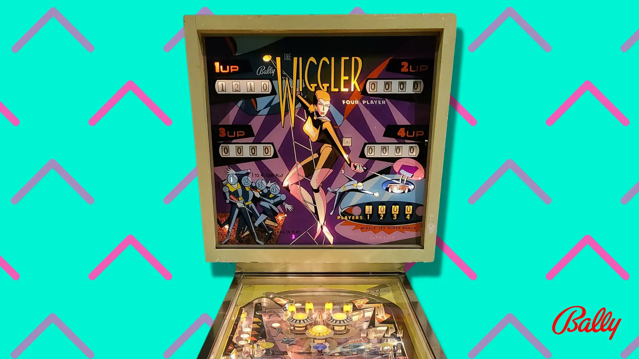 The Wiggler (1967) Pinball Machine by Bally Manufacturing Co.