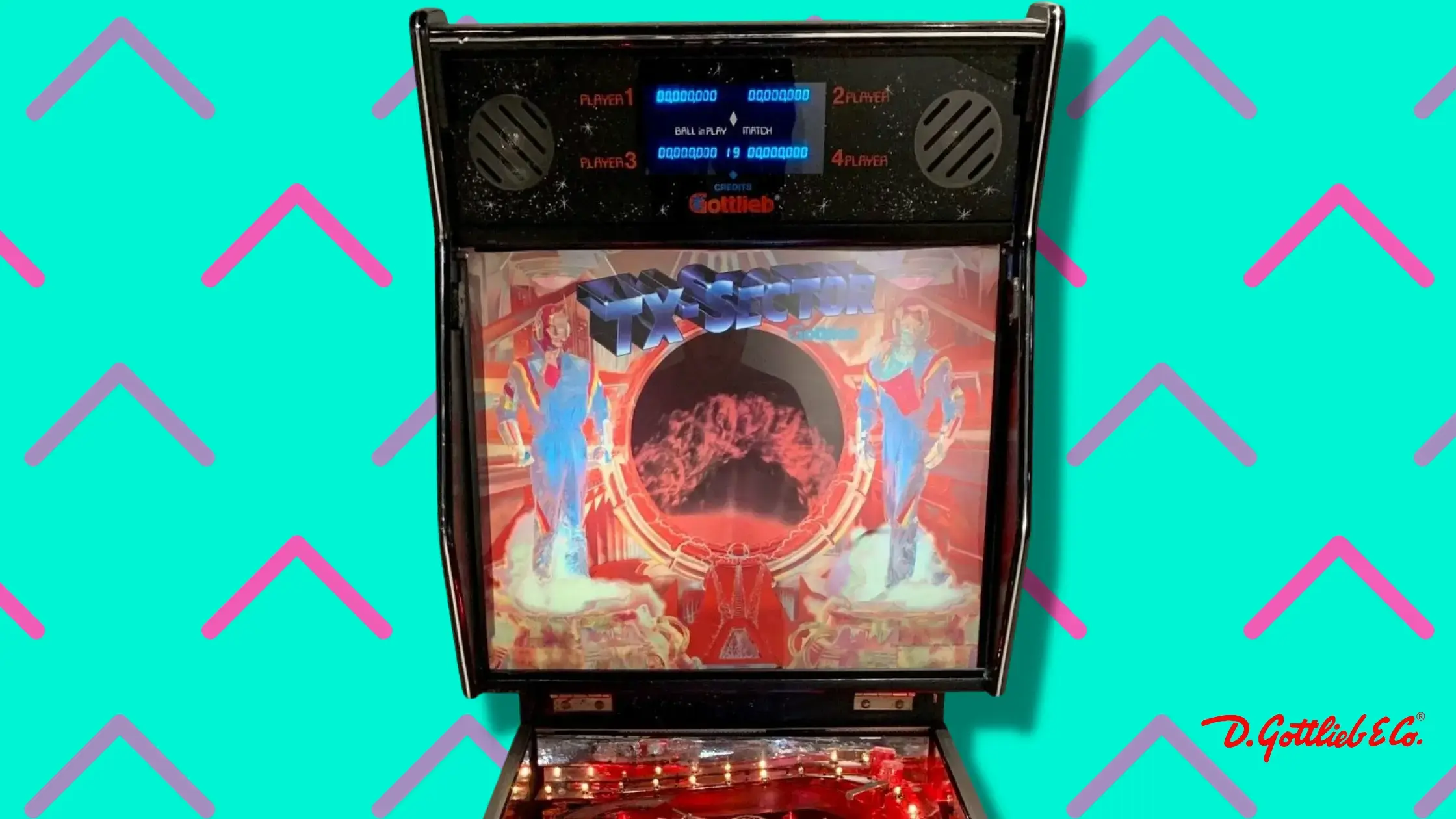 TX-Sector (1988) Pinball Machine by D. Gottlieb & Co.