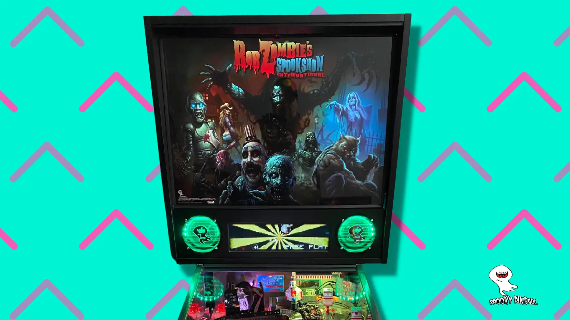 Rob Zombie's Spookshow International (2016) Pinball Machine by Spooky ...