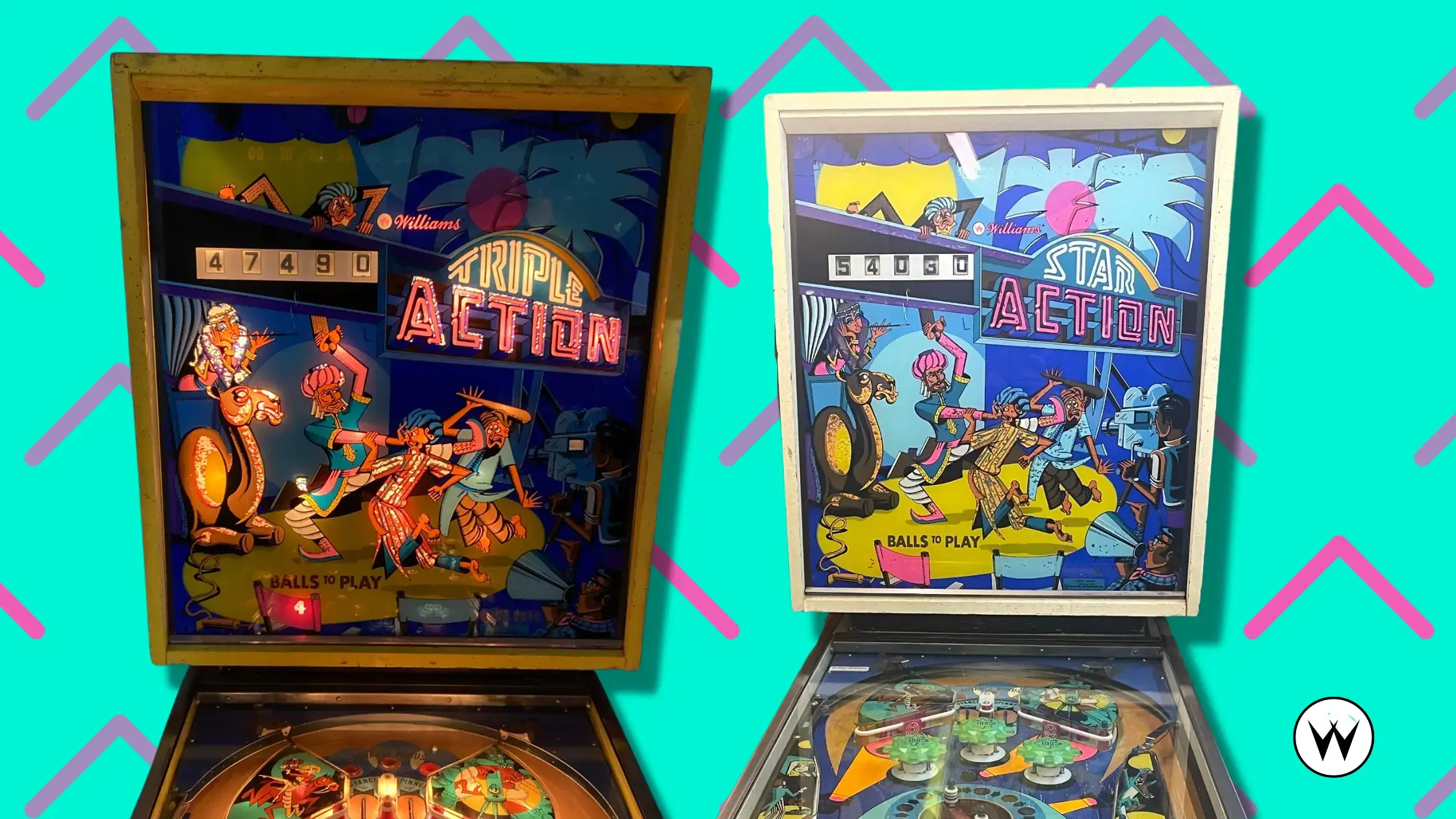Triple Action / Star Action (1974) Pinball Machine by Williams ...