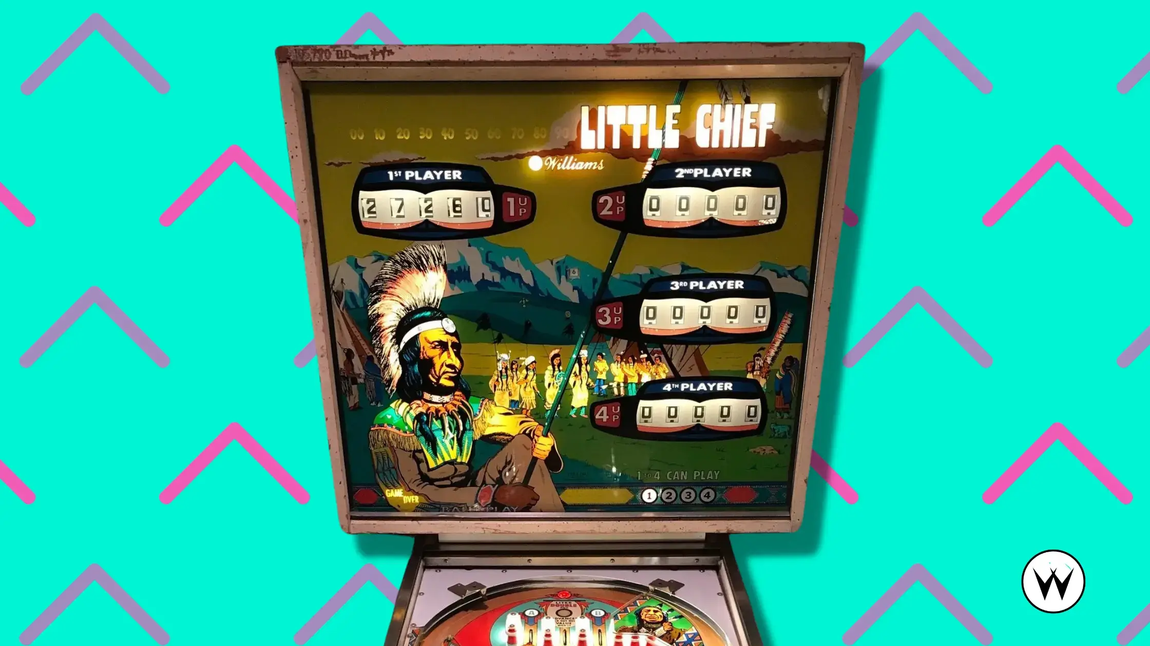 Little Chief (1975) Pinball Machine by Williams Electronic Games Inc.