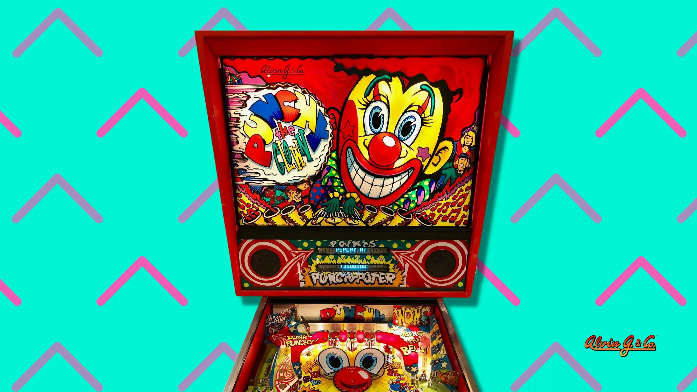 Punchy the Clown (1993) Pinball Machine by Alvin G. and Company