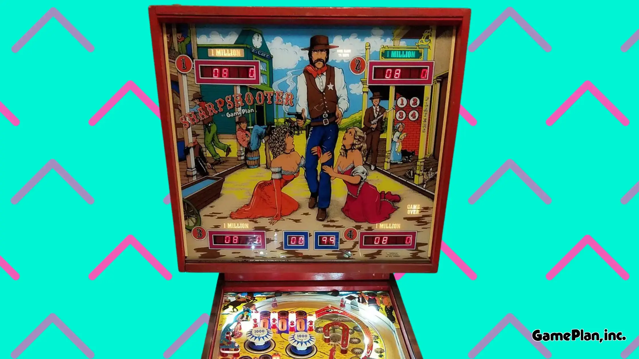 Sharpshooter (1979) Pinball Machine by Game Plan Inc.