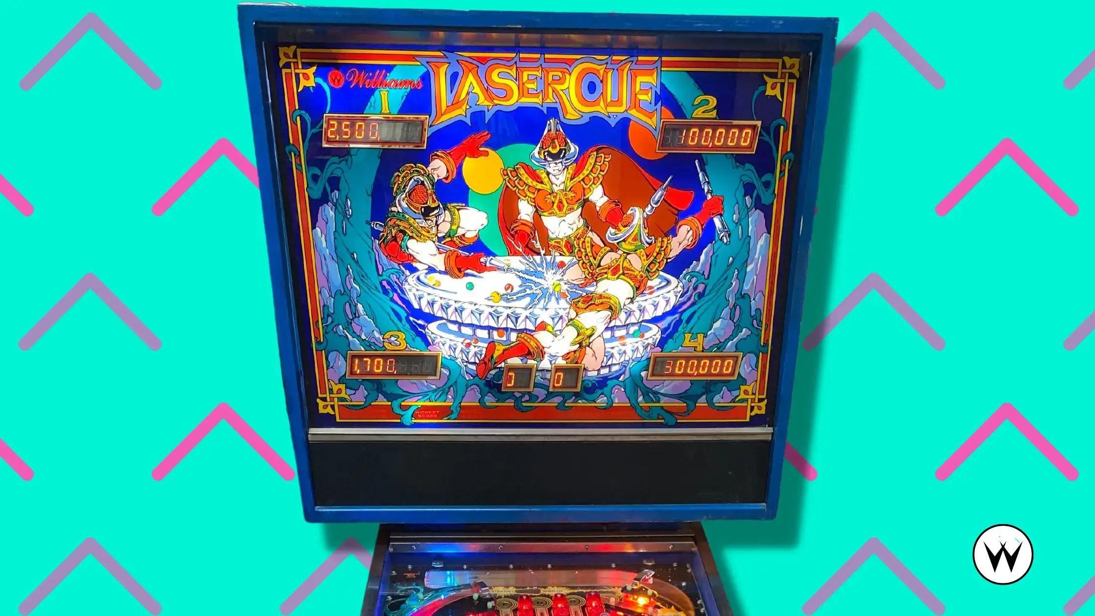 Laser Cue (1984) Pinball Machine by Williams Electronic Games Inc.