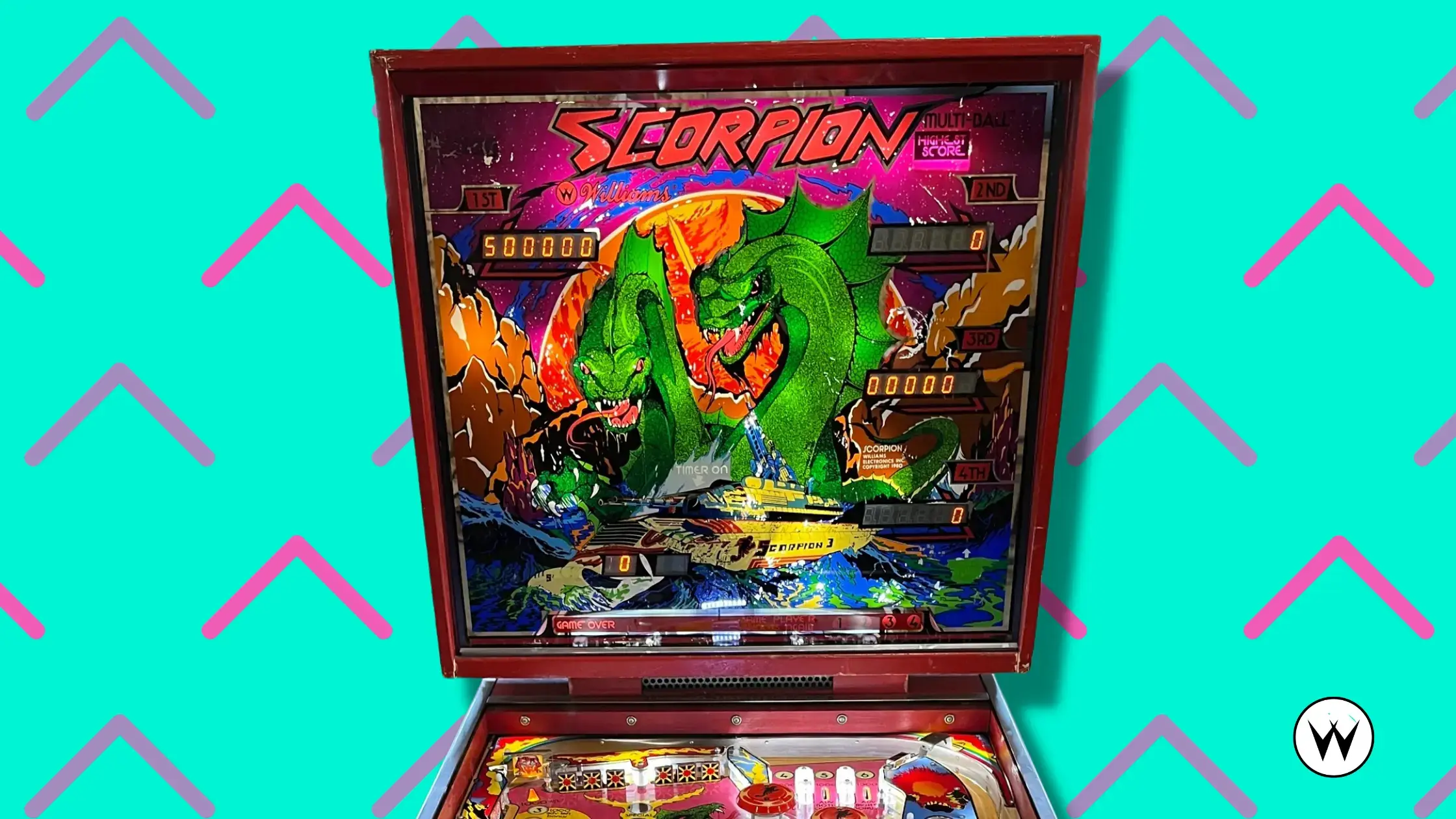 Scorpion (1980) Pinball Machine by Williams Electronic Games Inc.