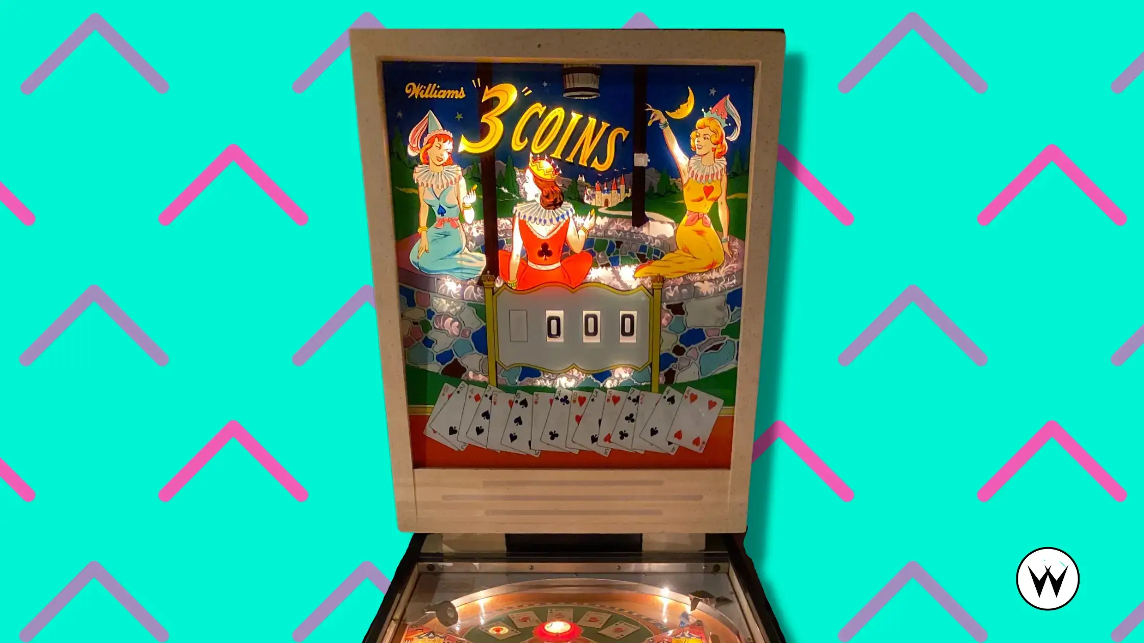 3 Coins (1962) Pinball Machine by Williams Electronic Games Inc.