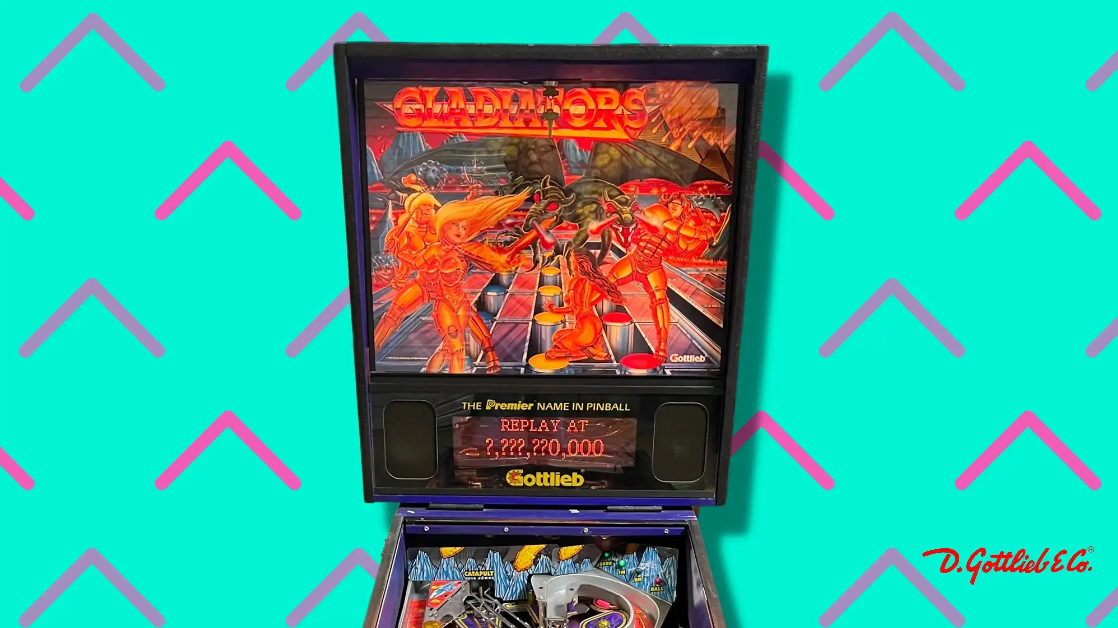 Gladiators (1993) Pinball Machine by D. Gottlieb & Co.