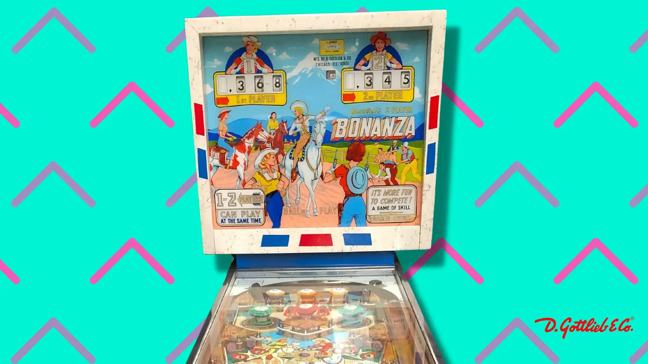 Bonanza (1964) Pinball Machine by D. Gottlieb & Co.