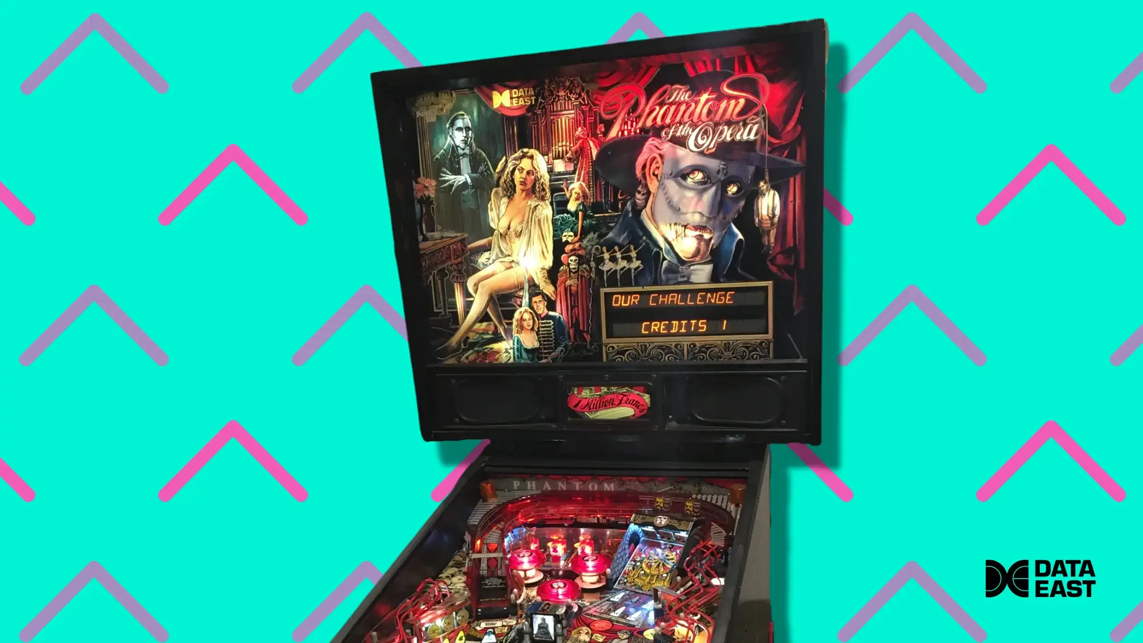 Phantom of the Opera (1990) Pinball Machine by Data East USA Inc.