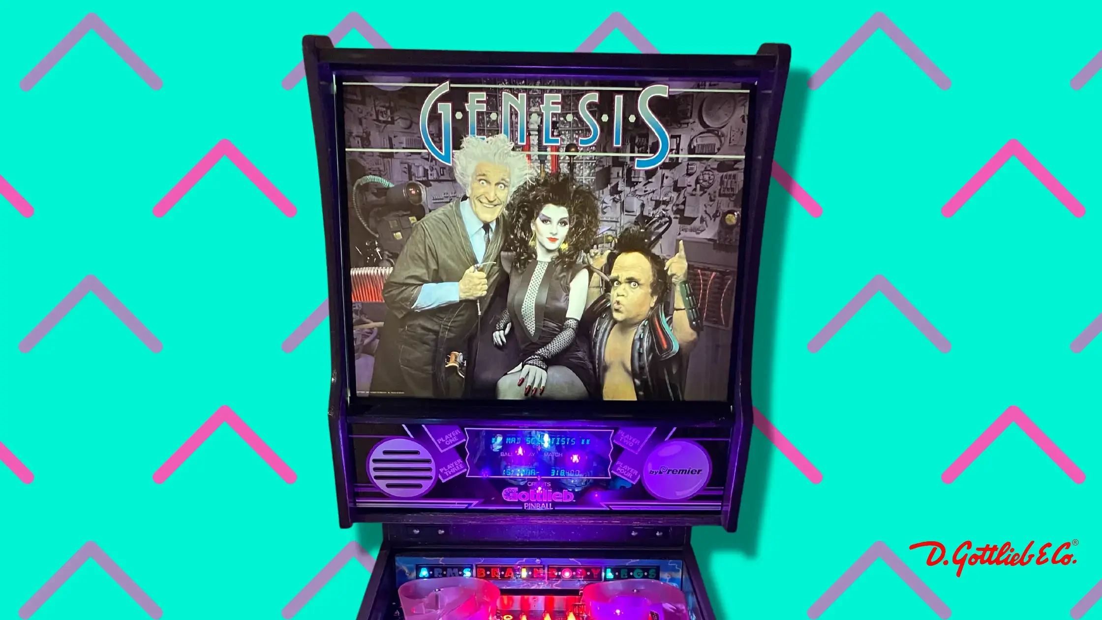 Genesis (1986) Pinball Machine by D. Gottlieb & Co.