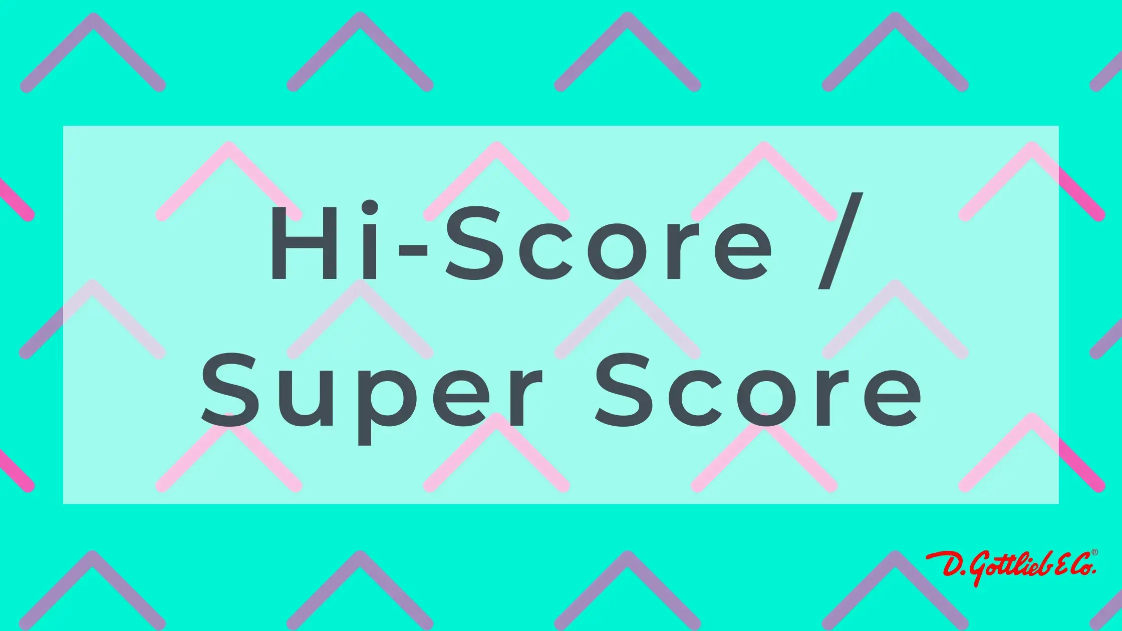 Hi-Score / Super Score (1967) Pinball Machine by D. Gottlieb & Co.