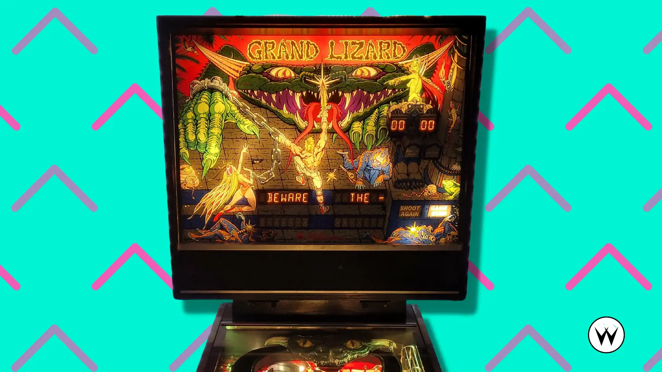 Grand Lizard (1986) Pinball Machine by Williams Electronic Games Inc.
