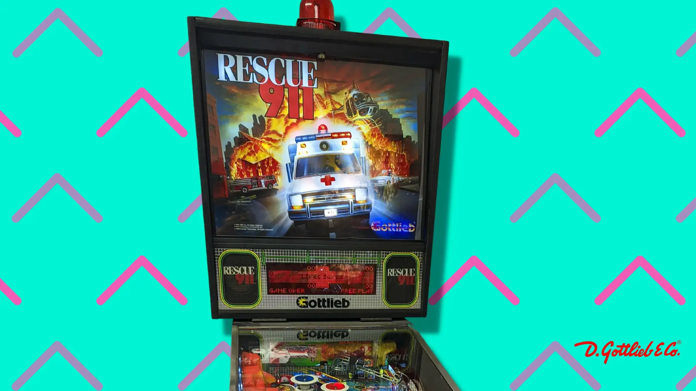 Rescue 911 (1994) Pinball Machine by D. Gottlieb & Co.