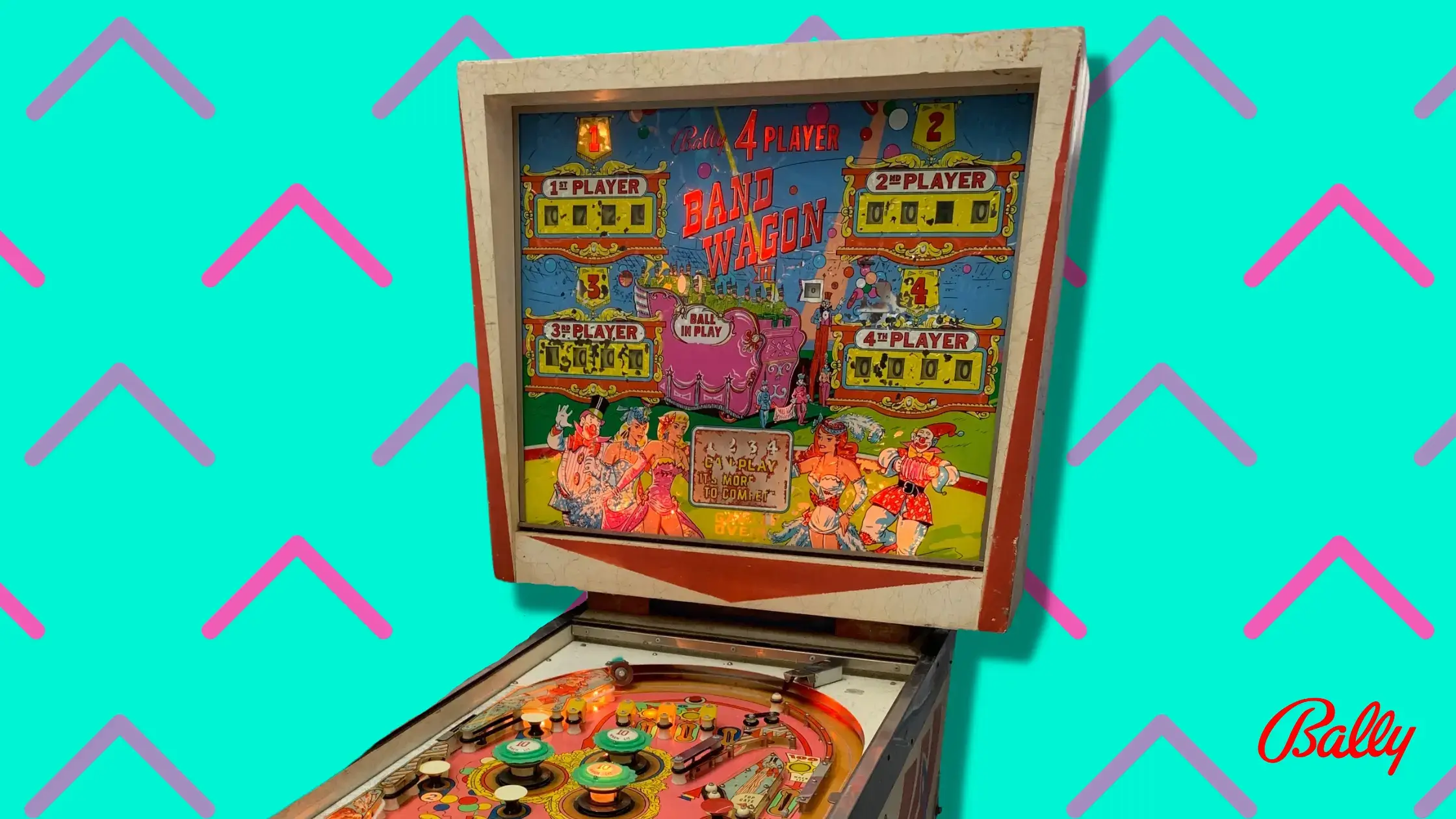 Band Wagon (1965) Pinball Machine by Bally Manufacturing Co.