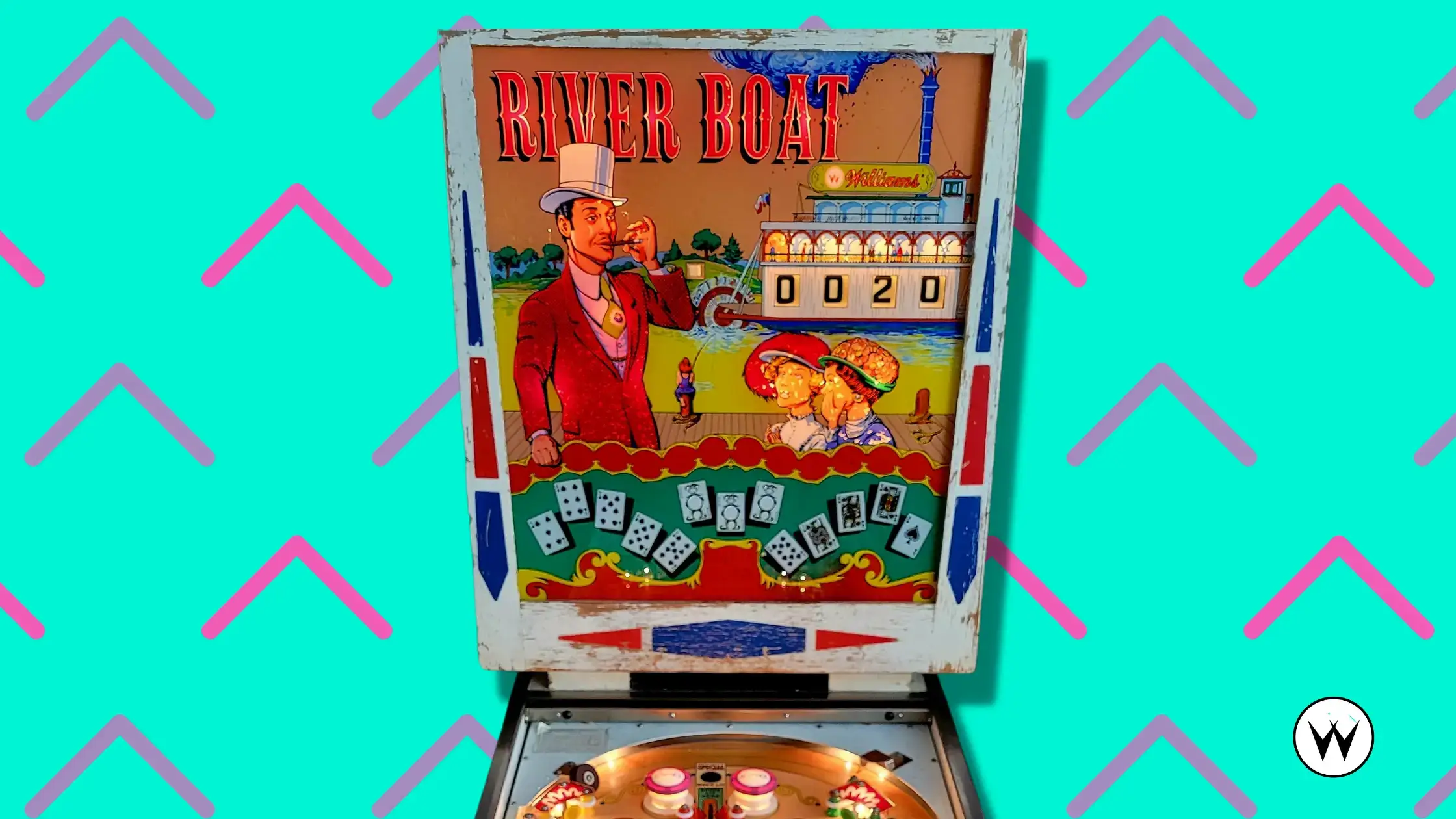 River Boat (1964) Pinball Machine by Williams Electronic Games Inc. River Boat (1964) Pinball Machine by Williams Electronic Games Inc.