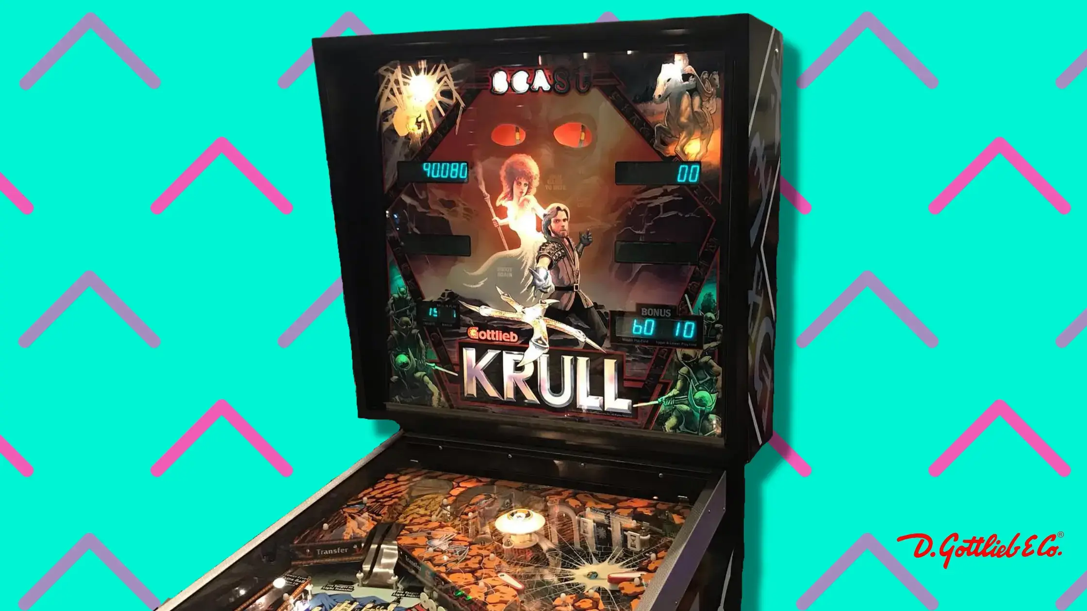 Krull (1983) Pinball Machine by D. Gottlieb & Co.