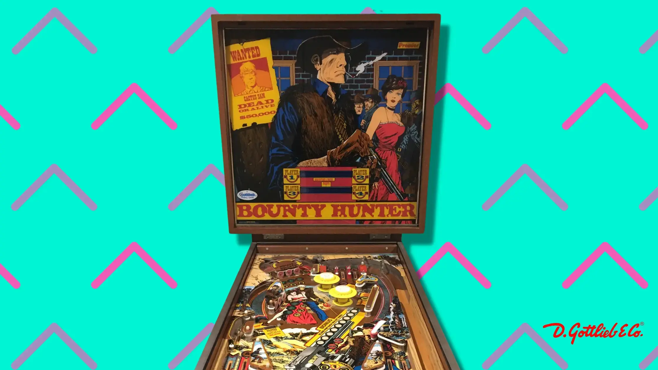 Bounty Hunter (1985) Pinball Machine by D. Gottlieb & Co.