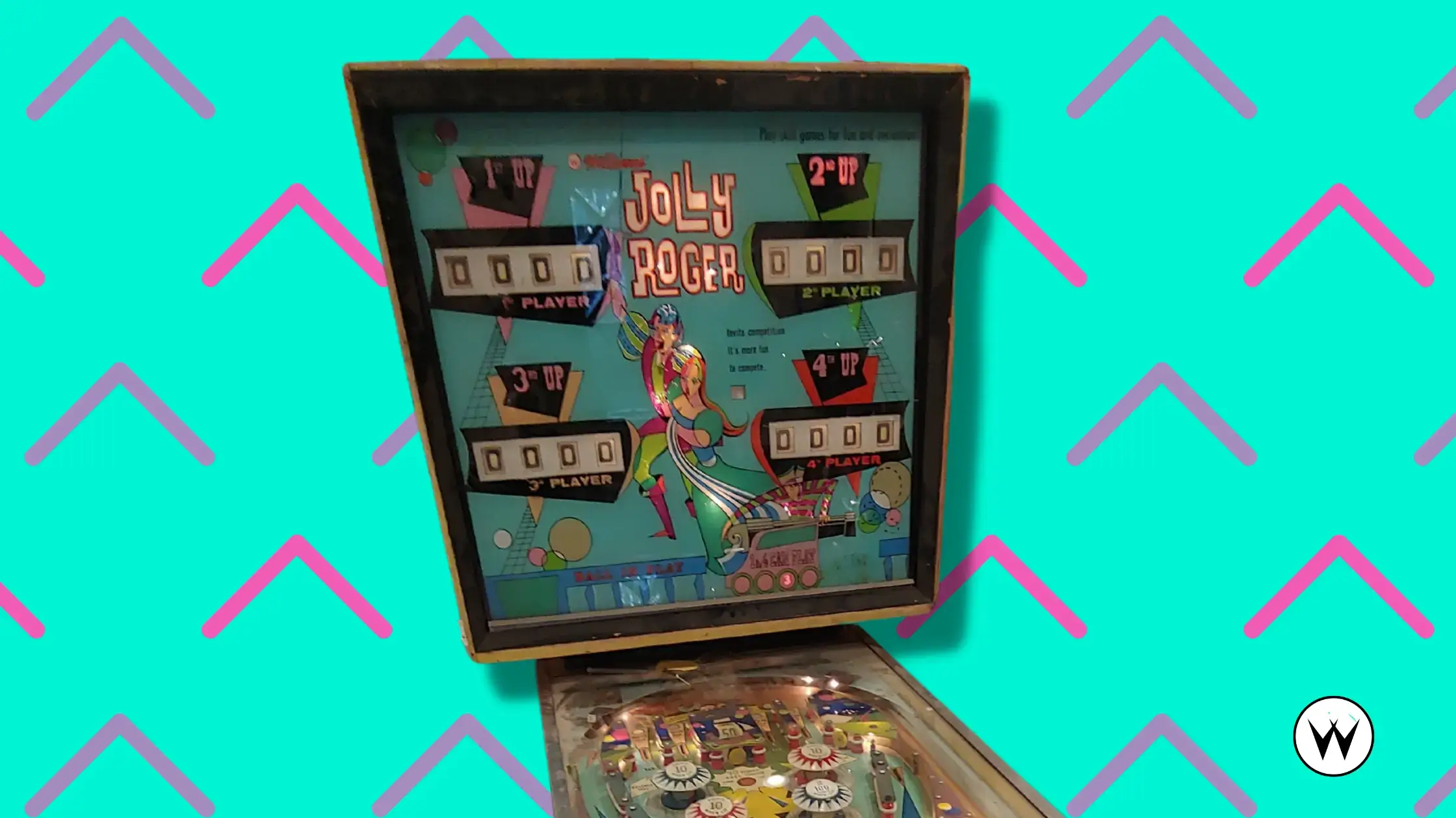 Jolly Roger (1967) Pinball Machine by Williams Electronic Games Inc.