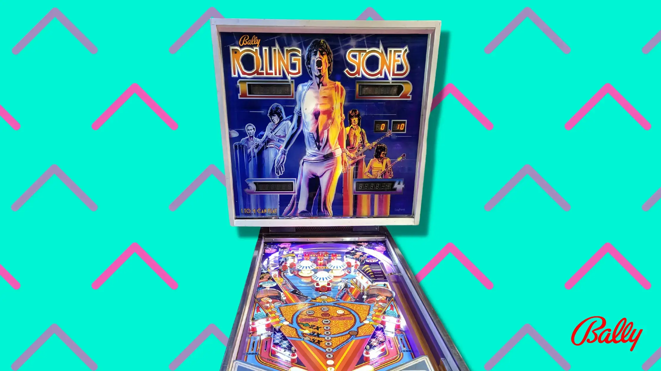 Rolling Stones (1979) Pinball Machine by Bally Manufacturing Co.