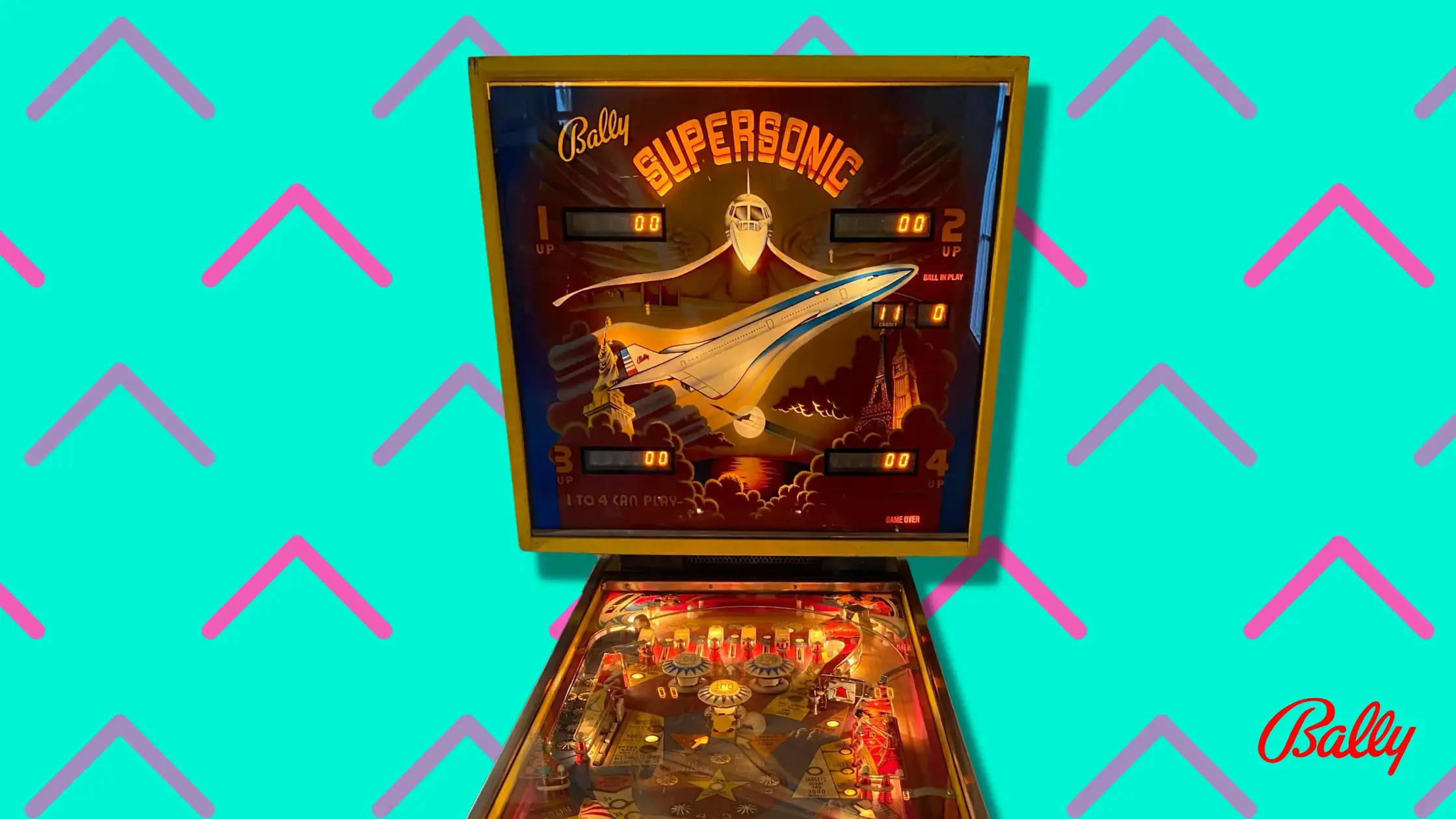 Supersonic (1976) Pinball Machine by Bally Manufacturing Co.