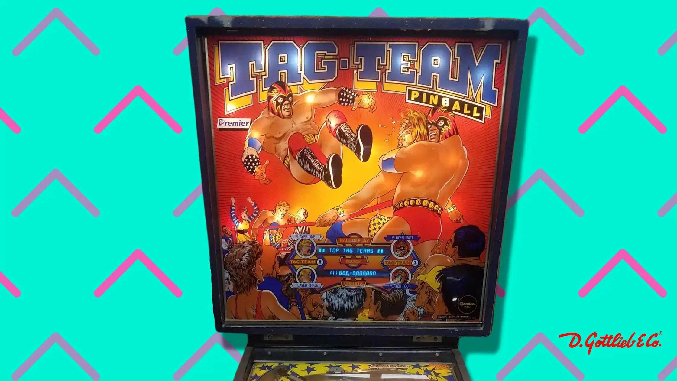 Tag-Team Pinball (1985) Pinball Machine by D. Gottlieb & Co.