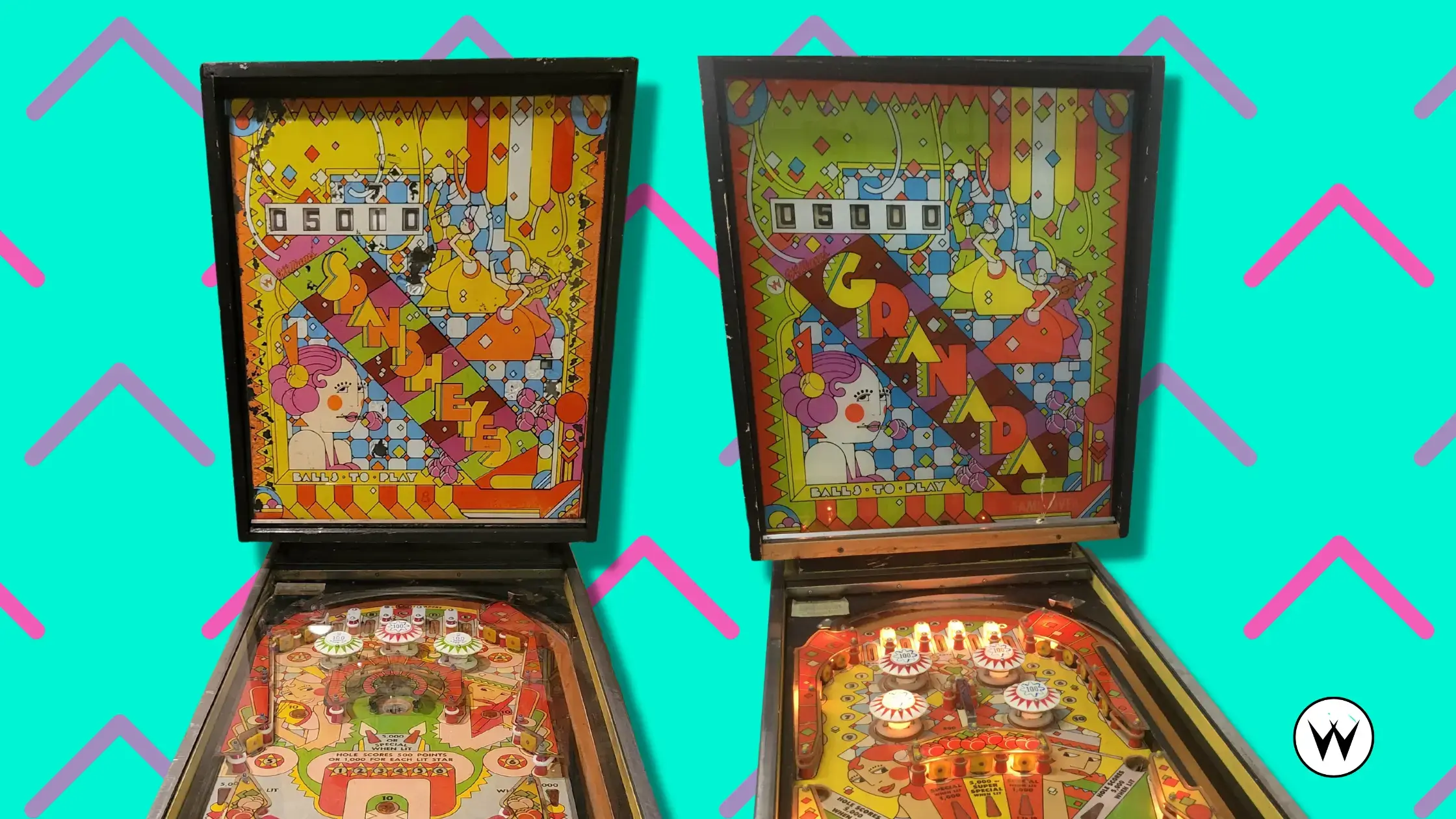 Spanish Eyes / Granada (1972) Pinball Machine by Williams Electronic ...