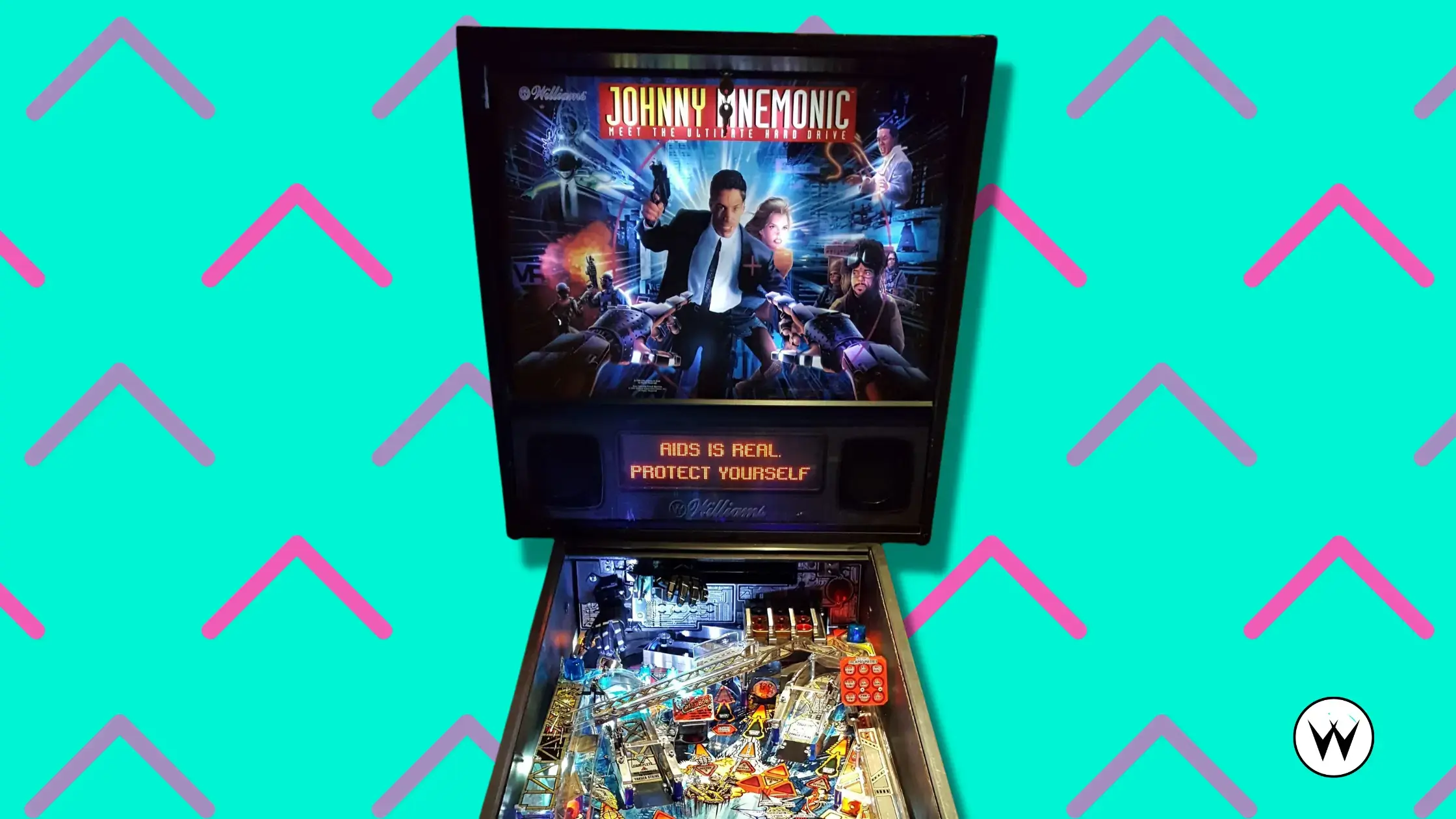 Johnny Mnemonic (1995) Pinball Machine by Williams Electronic Games Inc.