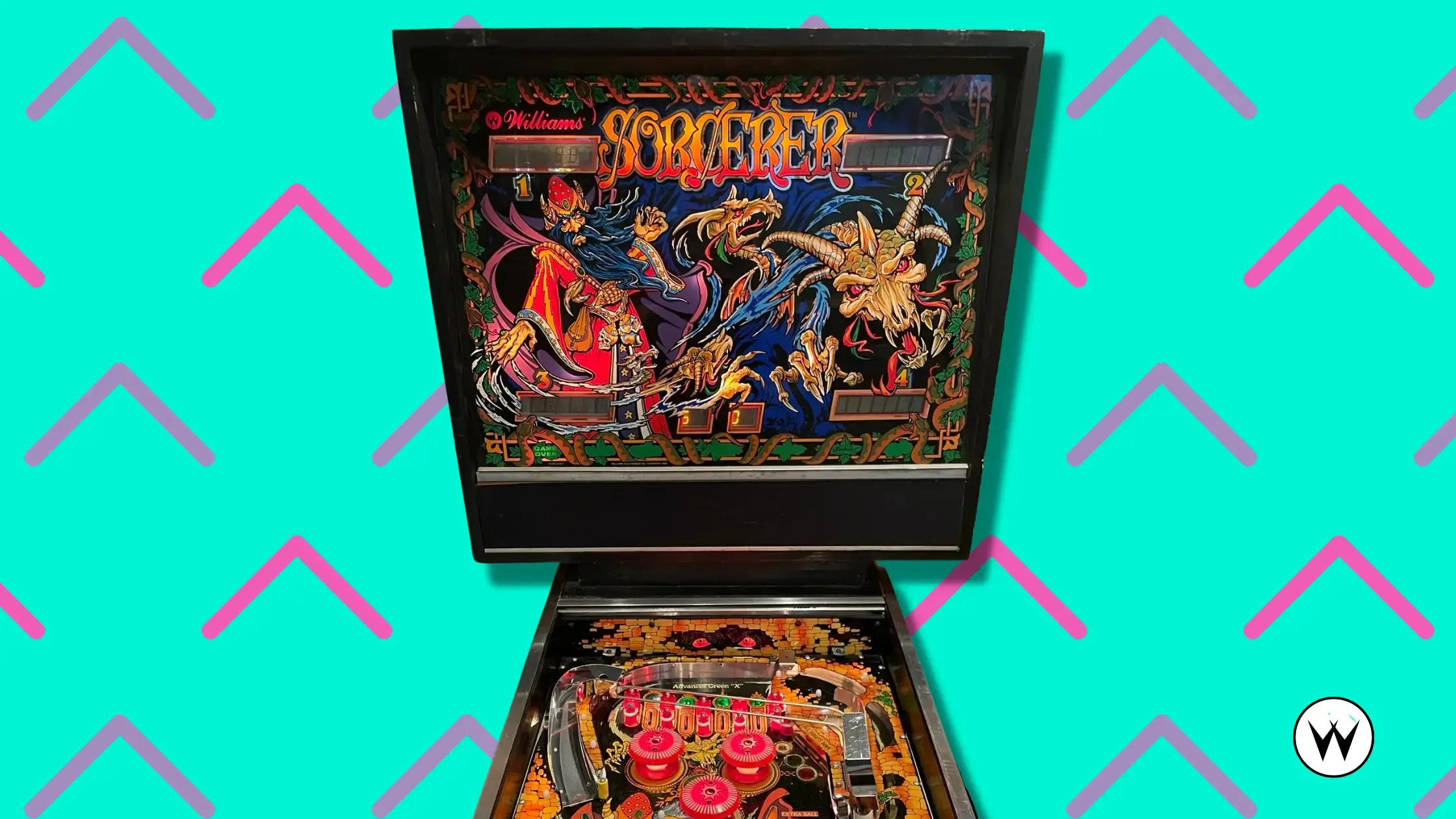 Sorcerer (1985) Pinball Machine by Williams Electronic Games Inc.