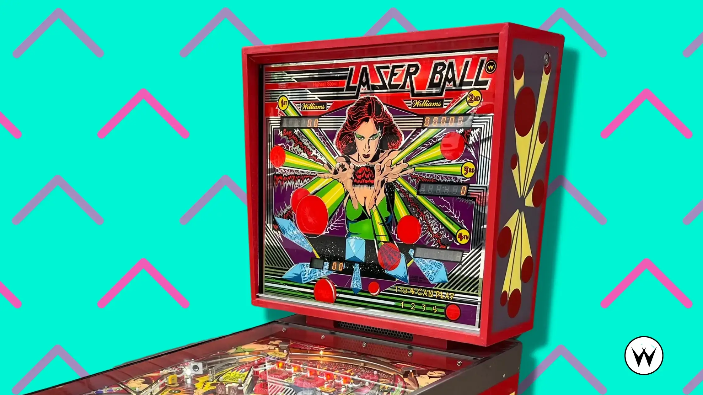 Laser Ball (1979) Pinball Machine by Williams Electronic Games Inc.