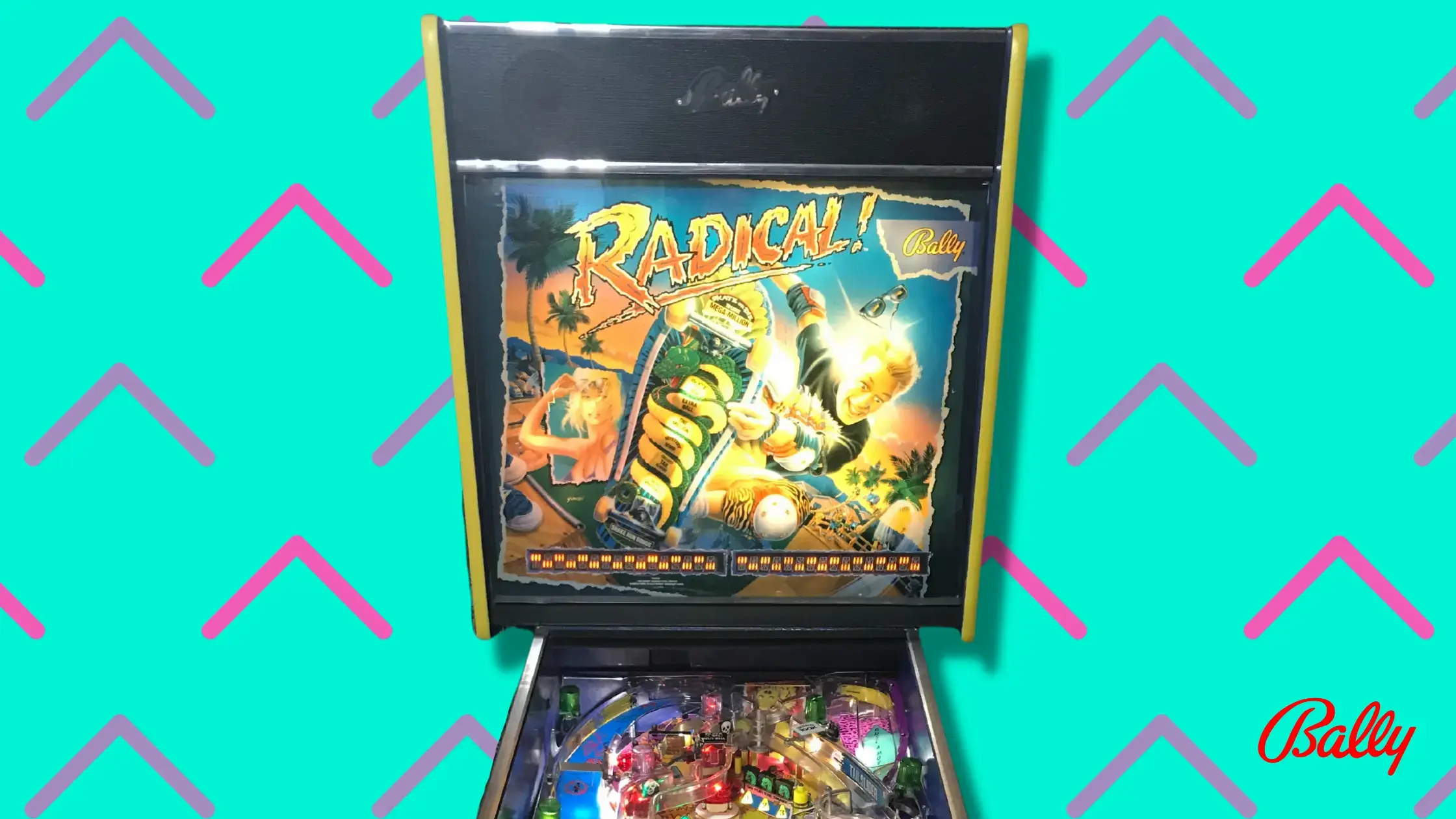 Radical! (1990) Pinball Machine by Bally Manufacturing Co.