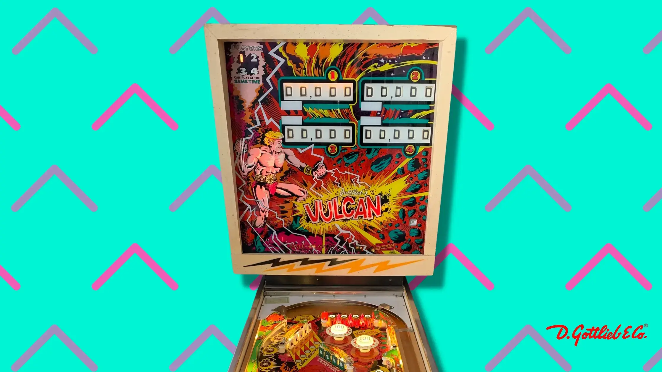 Vulcan (1977) Pinball Machine by D. Gottlieb & Co.
