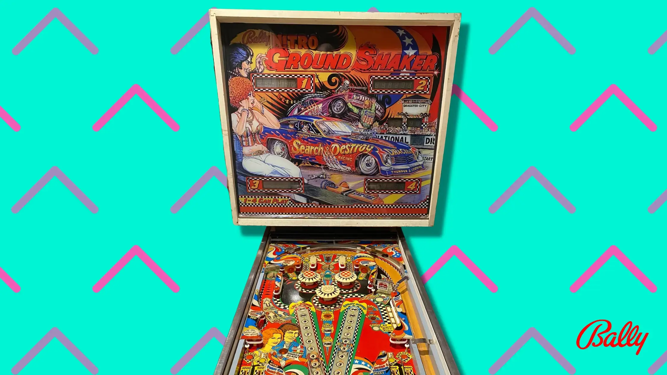 Nitro Ground Shaker (1978) Pinball Machine by Bally Manufacturing Co.