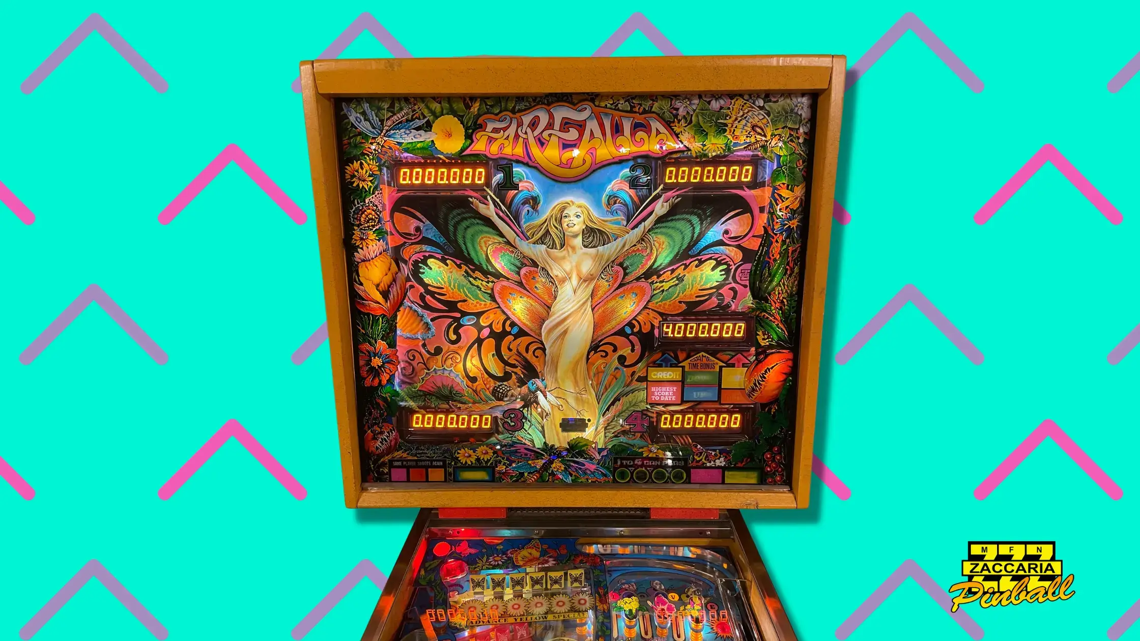 Farfalla (1983) Pinball Machine by Zaccaria