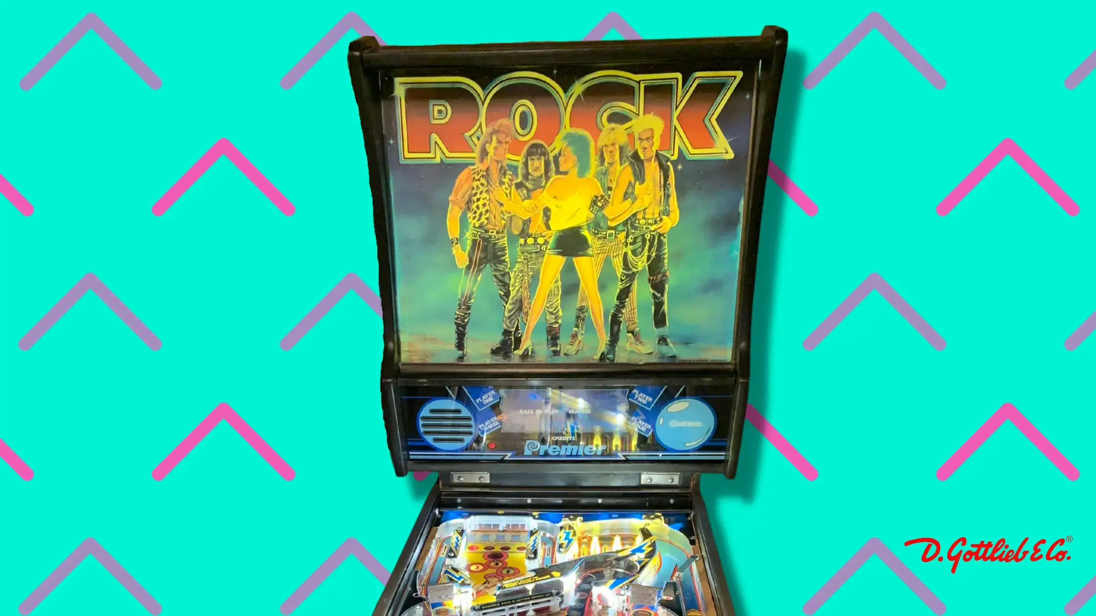 Rock (1985) Pinball Machine by D. Gottlieb & Co.