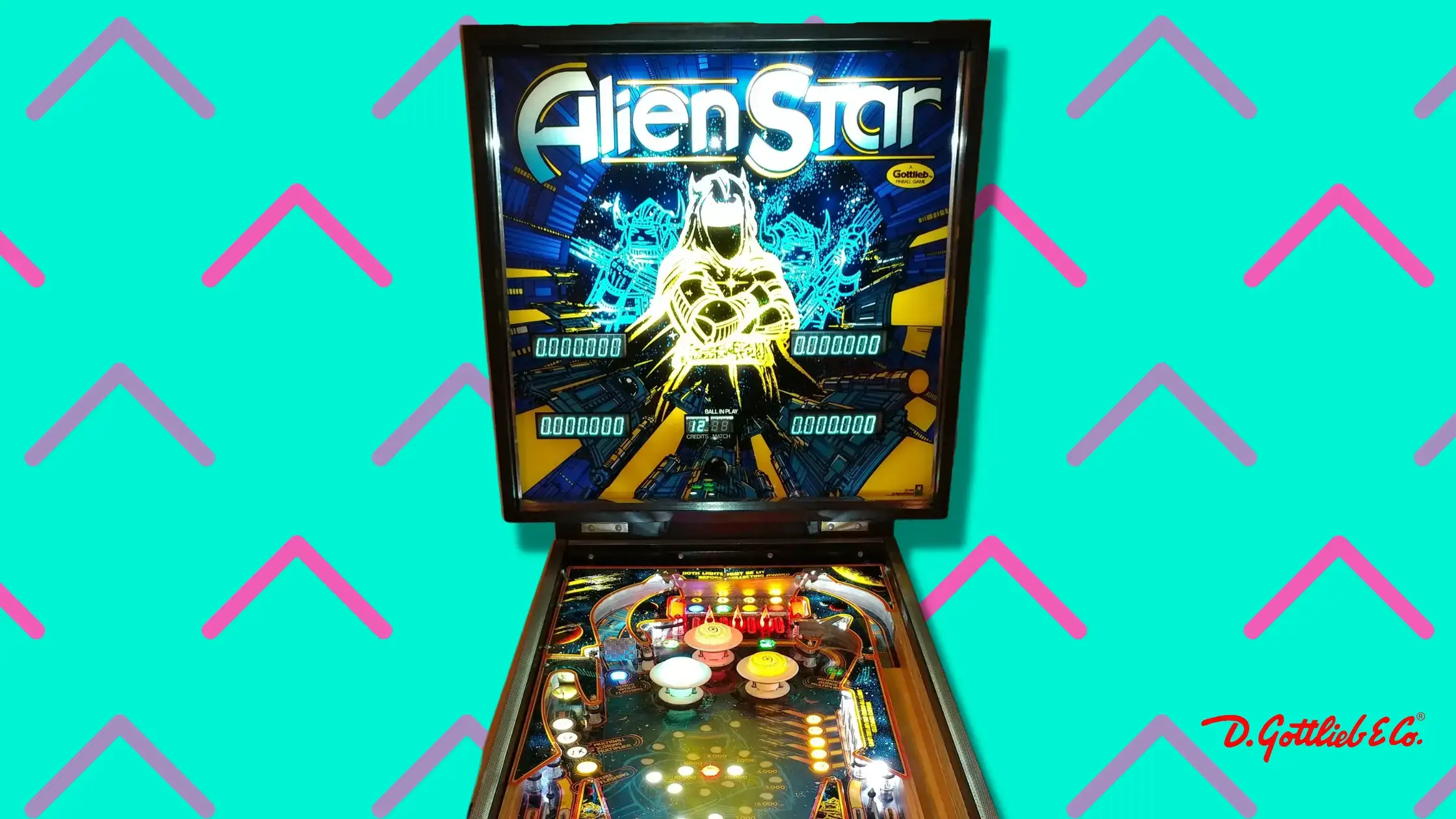 Alien Star (1984) Pinball Machine by D. Gottlieb & Co.