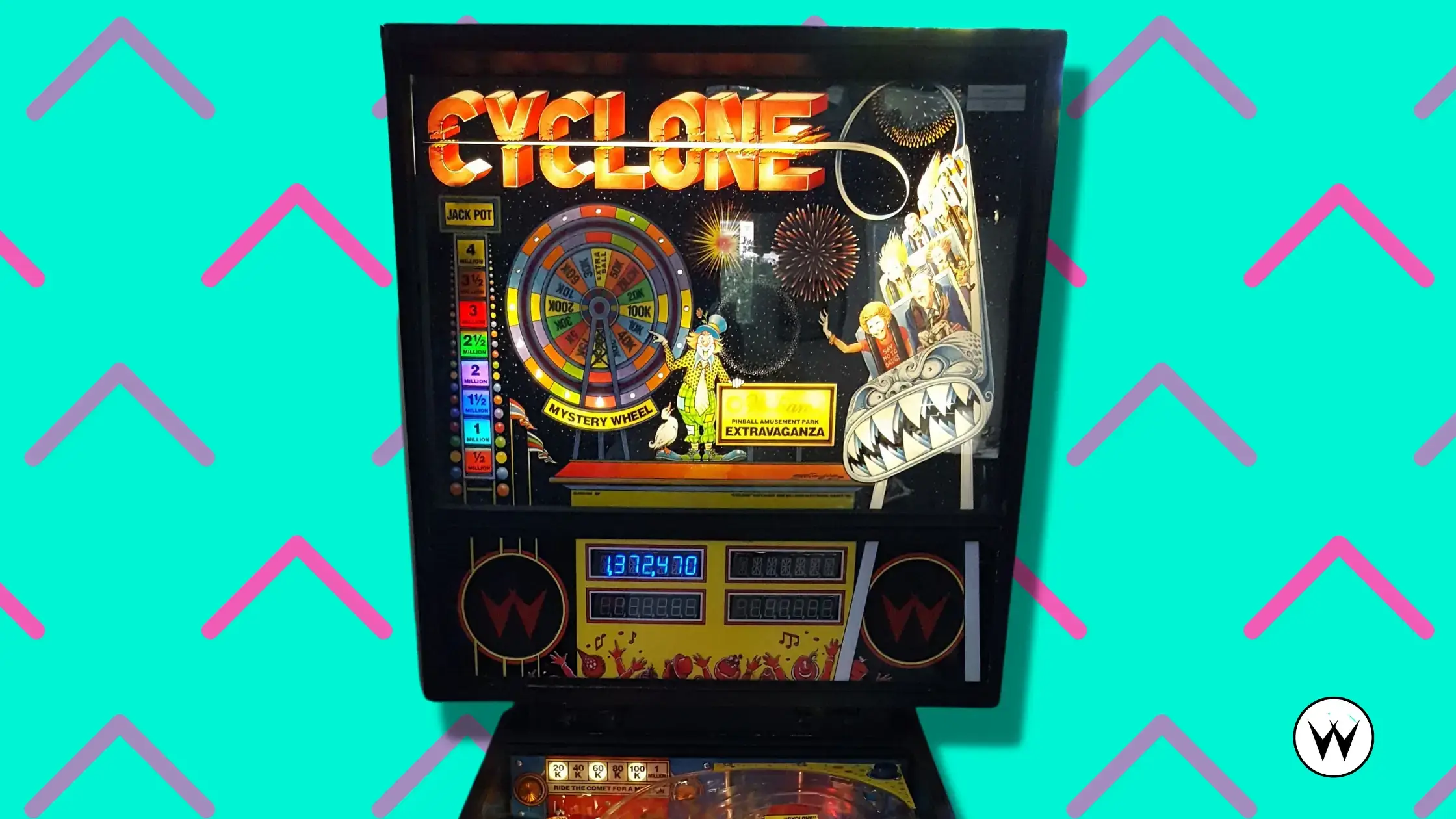 Cyclone (1988) Pinball Machine by Williams Electronic Games Inc.