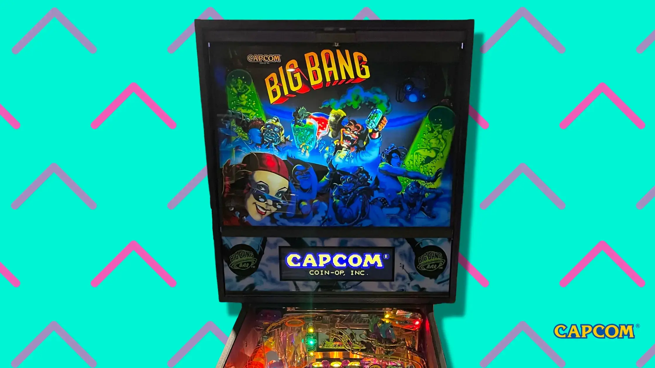 Big Bang Bar (1996) Pinball Machine by Capcom Coin-Op Inc.