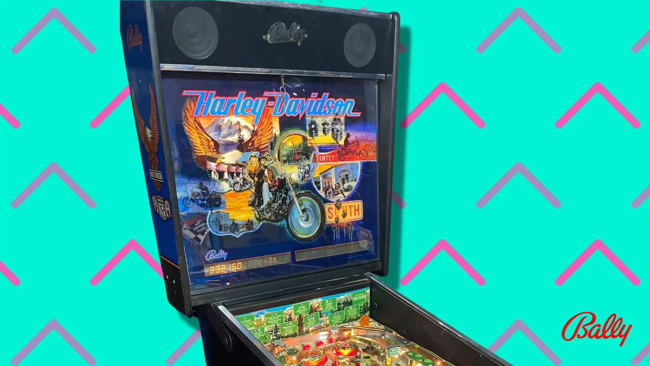 Harley Davidson (1991) Pinball Machine by Bally Manufacturing Co.