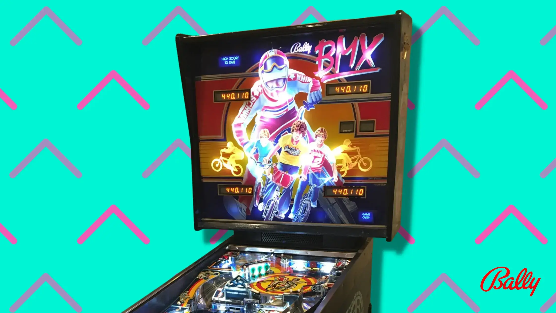 BMX (1982) Pinball Machine by Bally Manufacturing Co.