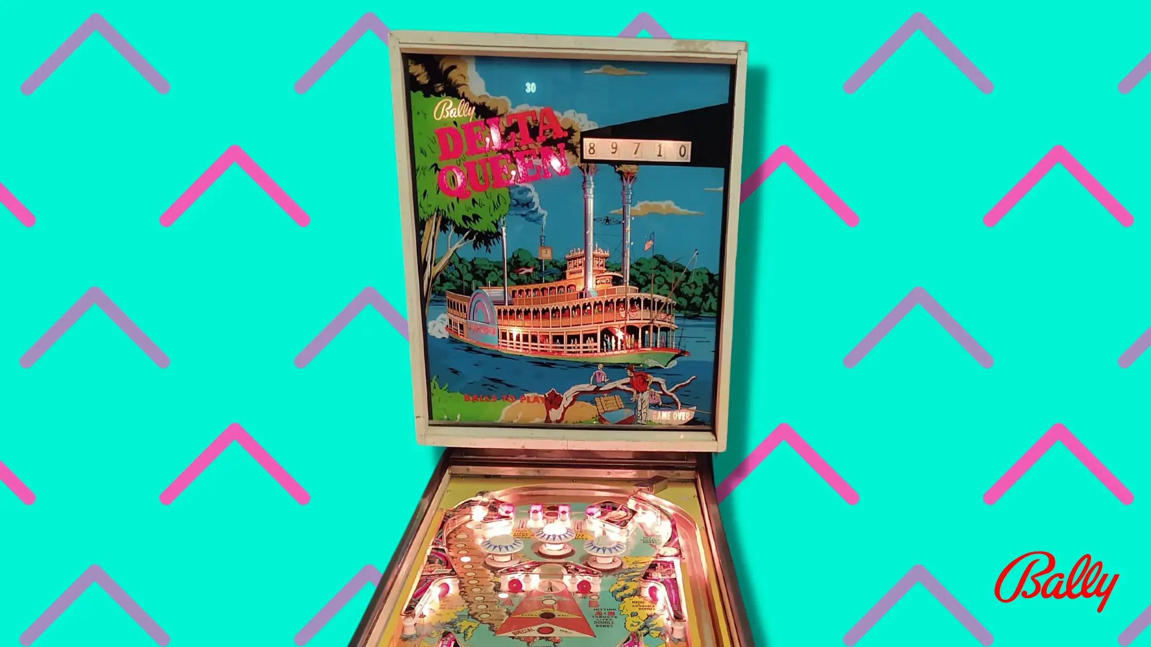 Delta Queen (1974) Pinball Machine by Bally Manufacturing Co.